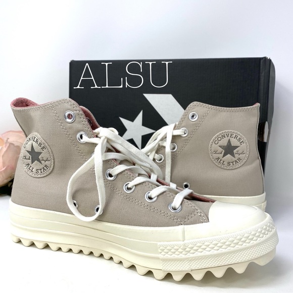 Converse | Shoes | Converse Ctas Lift Ripple High Top Canvas Papyrusw ...
